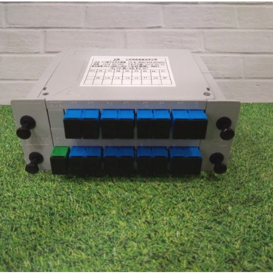 Jual [𝐇𝐈𝐆𝐇 𝐐𝐔𝐀𝐋𝐈𝐓𝐘] Passive Splitter PLC BOX FO 1:16 SC UPC Fiber Optik ...