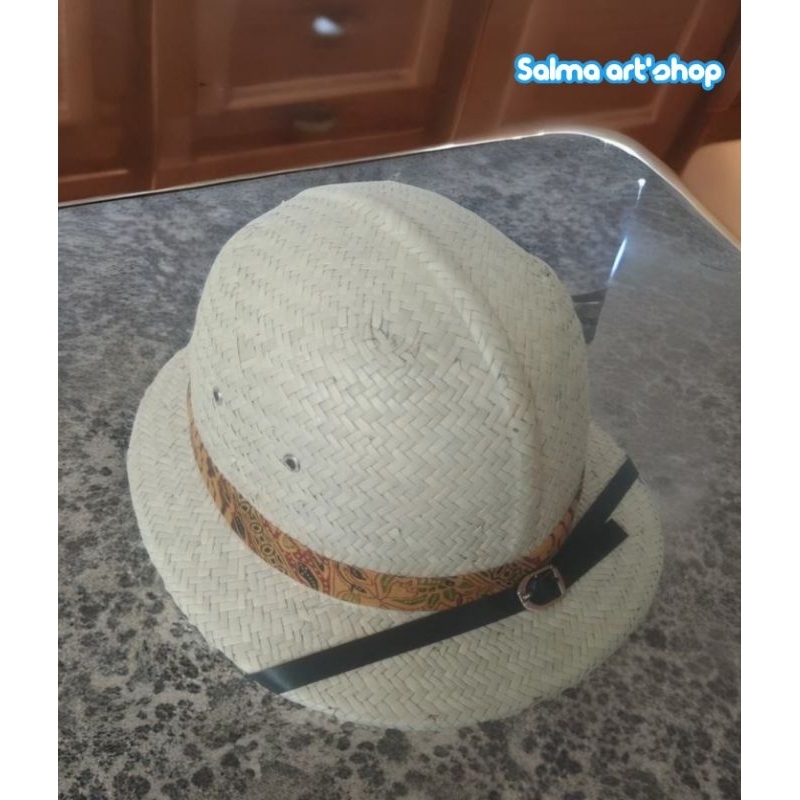 Jual Topi kompeni /topi demang sepedah onthel meneer belanda anyaman ...