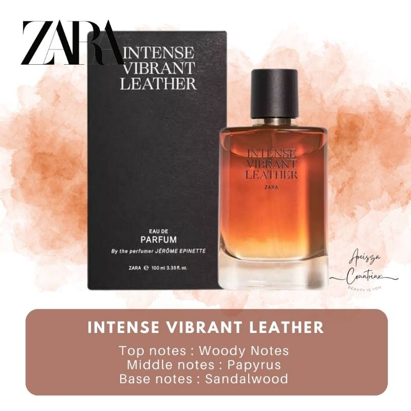 Jual Zara Intense Vibrant Leather EDP 100ml | Shopee Indonesia