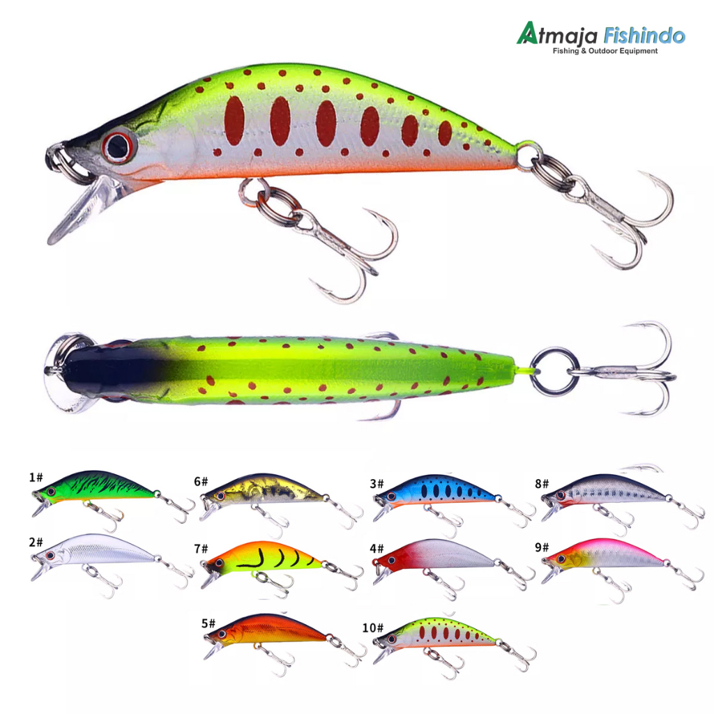 Jual Umpan Casting UL Minnow Lure 5,5cm 5,5gram Ultra light MI215 ...