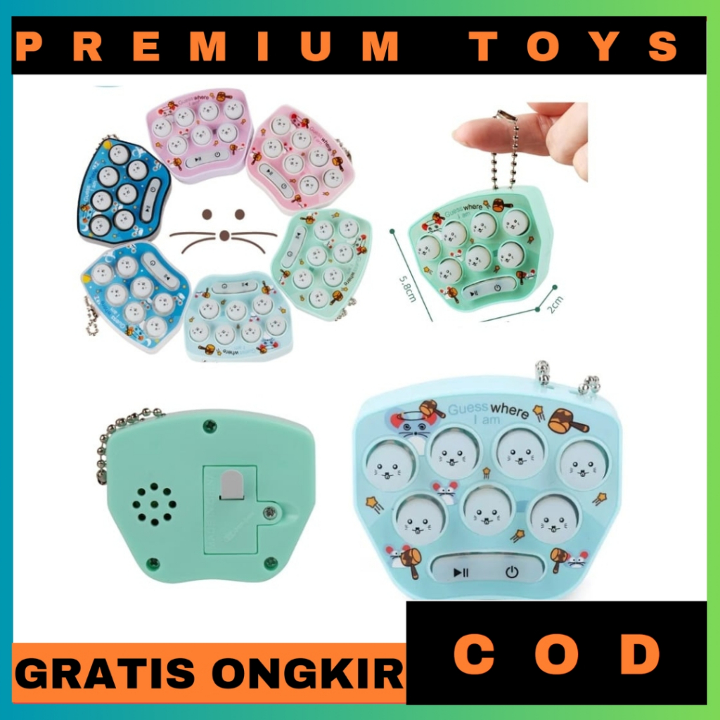 Jual (PROMO COD)Mainan Game Anak Pop It Elektrik FAST PUSH PUZZLE GAME ...