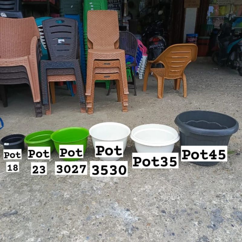 Jual POT TANAMAN PLASTIK VITARA / POT HIAS / POT BUNGA / POT BESAR ...