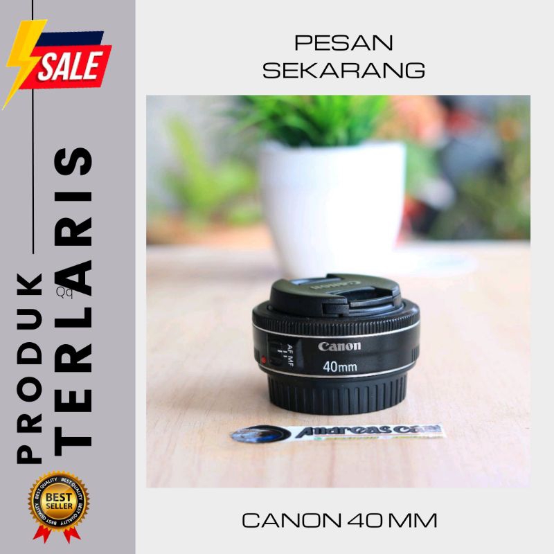 Jual LENSA FIX 40MM F2.8 MACRO CANON TAJAM & BOKEH GOOD CONDITION ...
