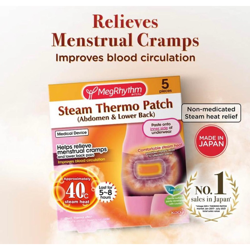 Jual Kao Steam Thermo Patch Made In Japan MegRhythm | Shopee Indonesia