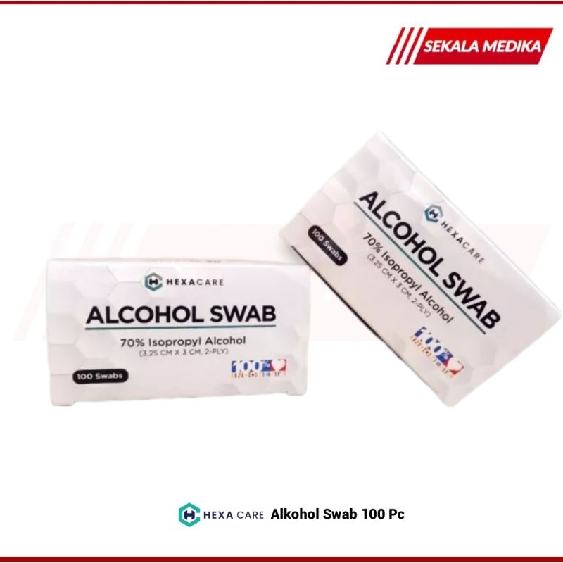 Jual Alcohol Swab Oneswabs Tissue Alkohol Swab 2 Ply isi 100 Pcs ...