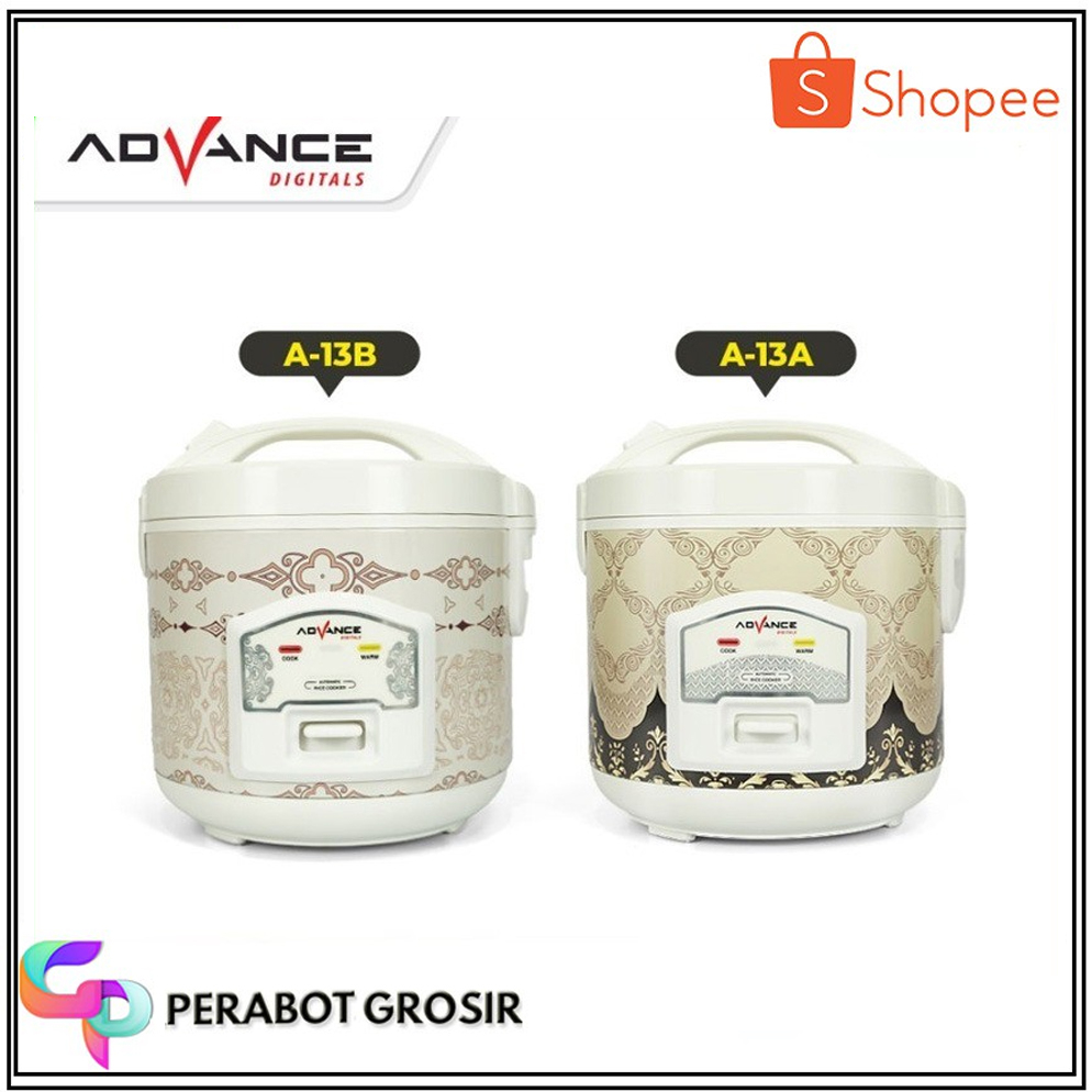Jual RICE COOKER ADVANCE A13A/B 3 Fungsi - Kapasitas 1,2 Liter MOTIF ...