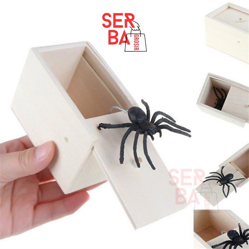 Jual SB- Mainan Surprise Box - Spider Box Prank - Kotak Keluar Laba ...
