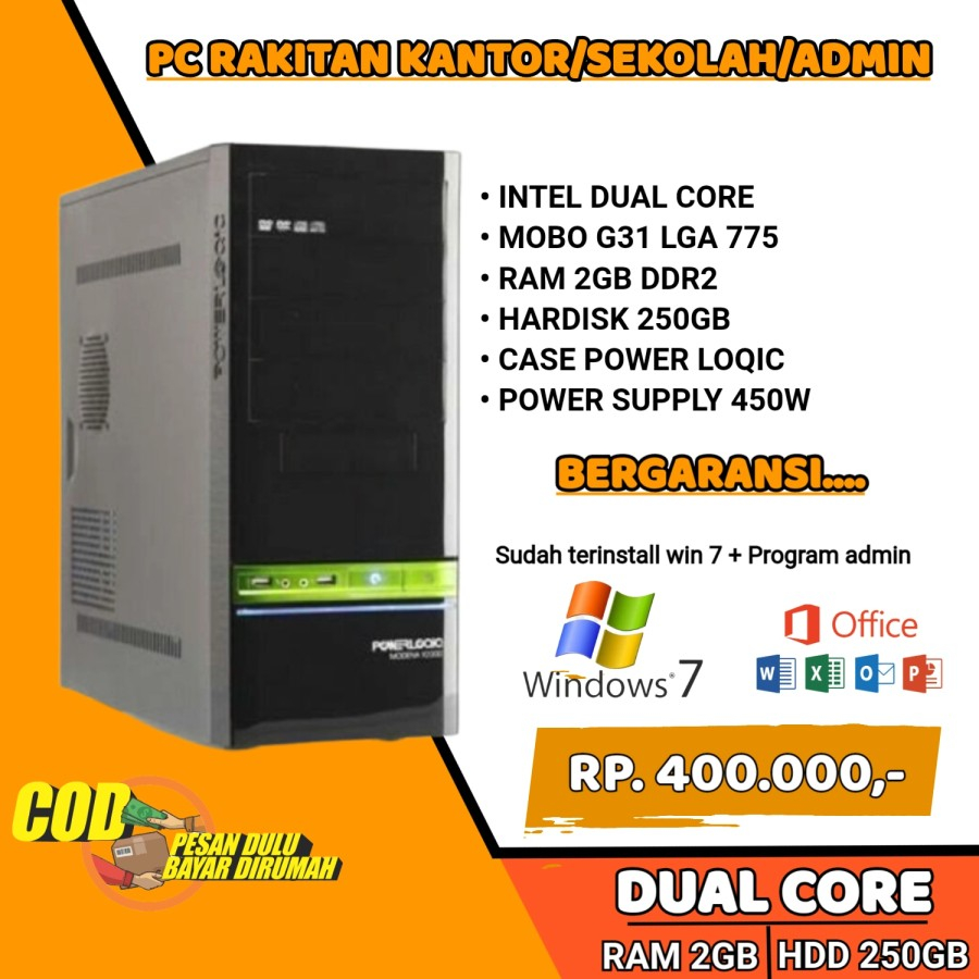 Jual PC CPU Komputer Dual Core Siap Pakai | Shopee Indonesia