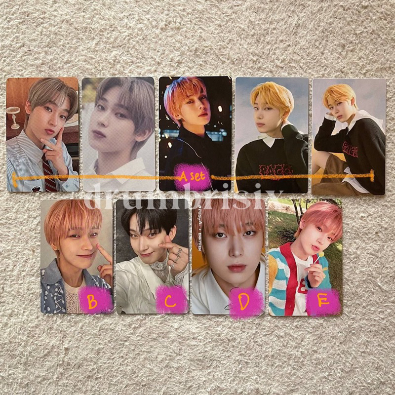 Jual READY PC OFFICIAL SUNOO ENHYPEN DIMENSION SENKOU BORDER HAKANAI ...