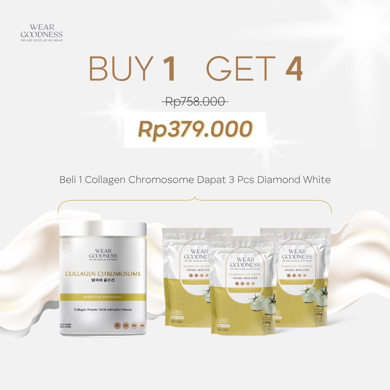 Jual Collagen Chromose Diamond White Tomato weargoodness | Shopee Indonesia