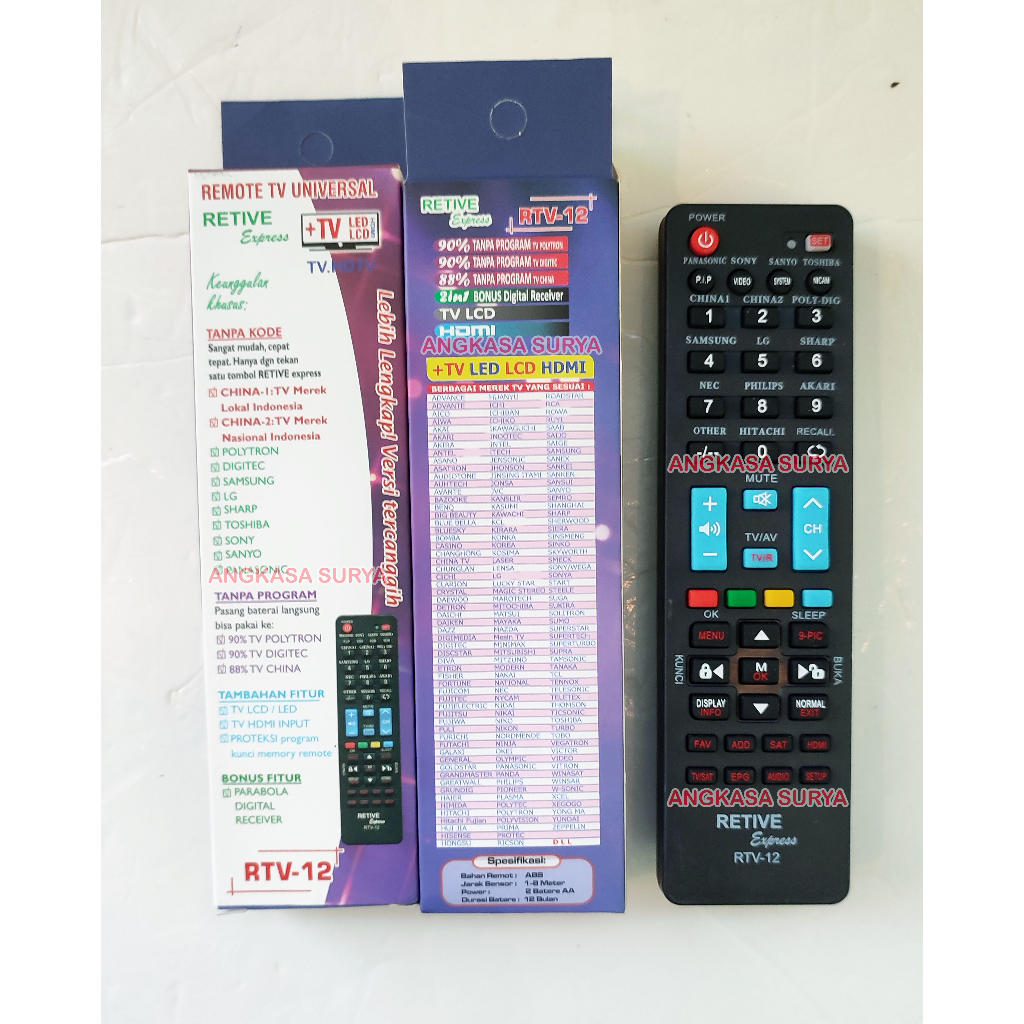 Jual REMOTE TV UNIVERSAL RETIVE RTV 12 REMOT MULTI TV LCD, LED | Shopee ... Jual REMOTE TV UNIVERSAL RETIVE RTV 12 REMOT MULTI TV LCD, LED | Shopee ...