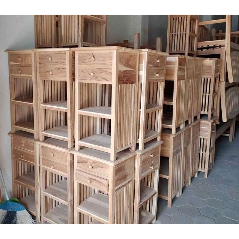 Jual MEJA DISPENSER KAYU JATI MINIMALIS | Shopee Indonesia