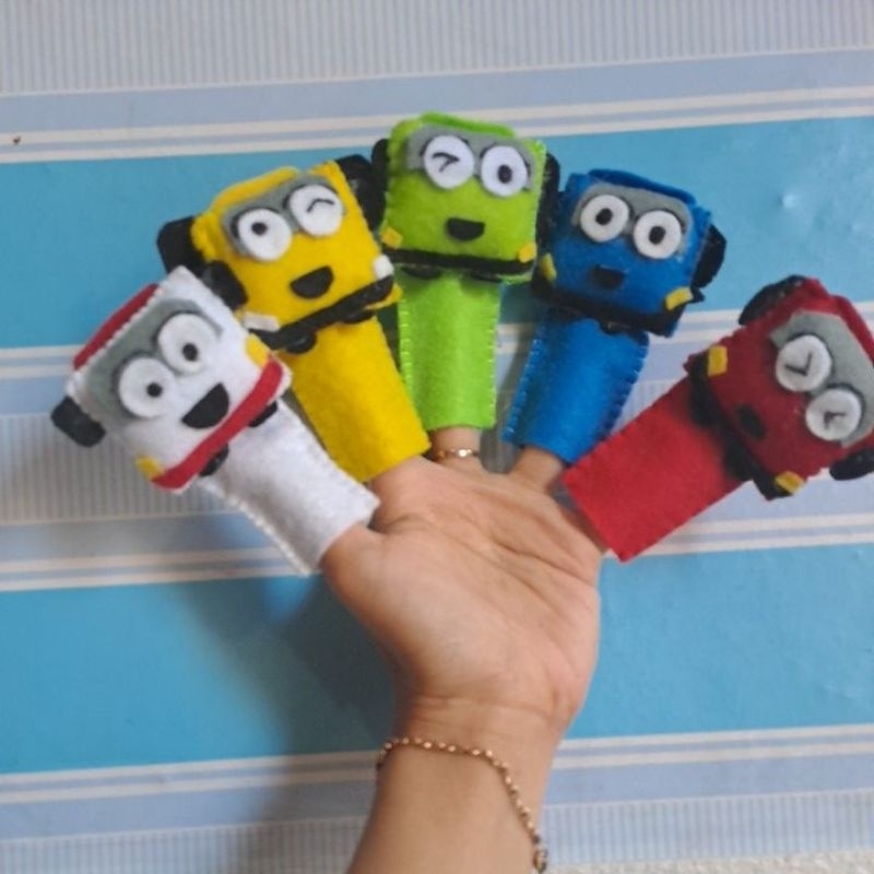 Jual (ready stok) boneka jari model tayo/edukasi mainan anak boneka ...
