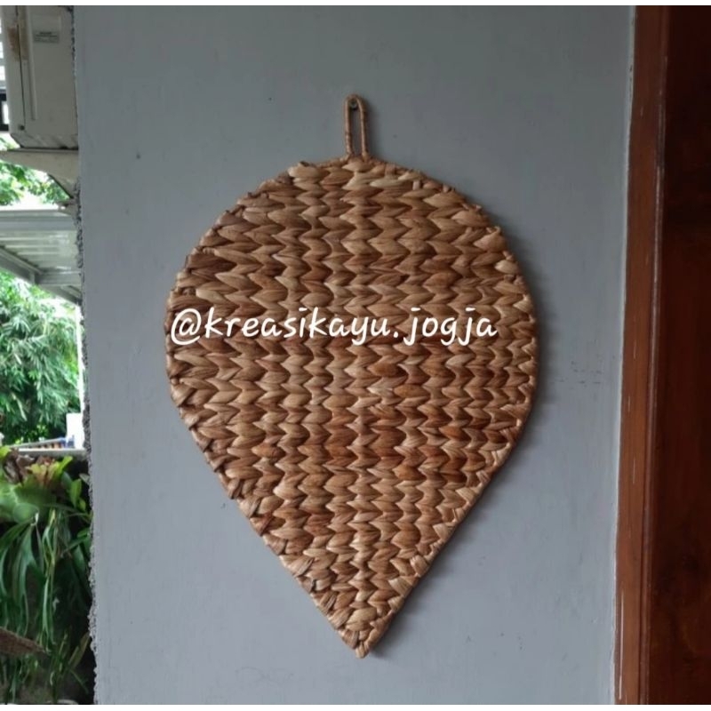 Jual Placemate Daun / Walldecor Anyaman Enceng Gendok / Tatakan Piring ...