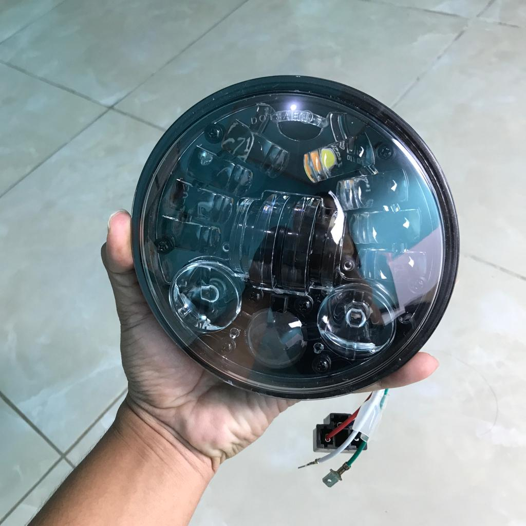 Jual Lampu Daymaker 5.75 in 16 led cb gl mp tiger | Shopee Indonesia