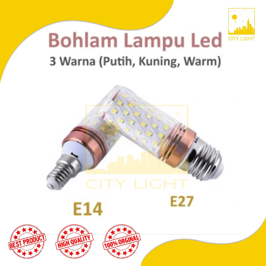 Jual Lampu LED Jagung6+6 3 Warna Bohlam LED Capsule Lampu 6+6 3 Colour ...