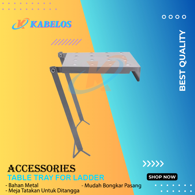 Jual Table Tray for Ladder [Metal] |Meja Tatakan alat Splecing untuk ...