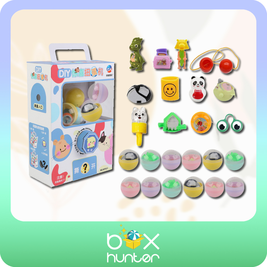Jual MAINAN MINI GATCHA LUCU | BOX MAINAN GATCHA BALL 12pcs | Shopee ...