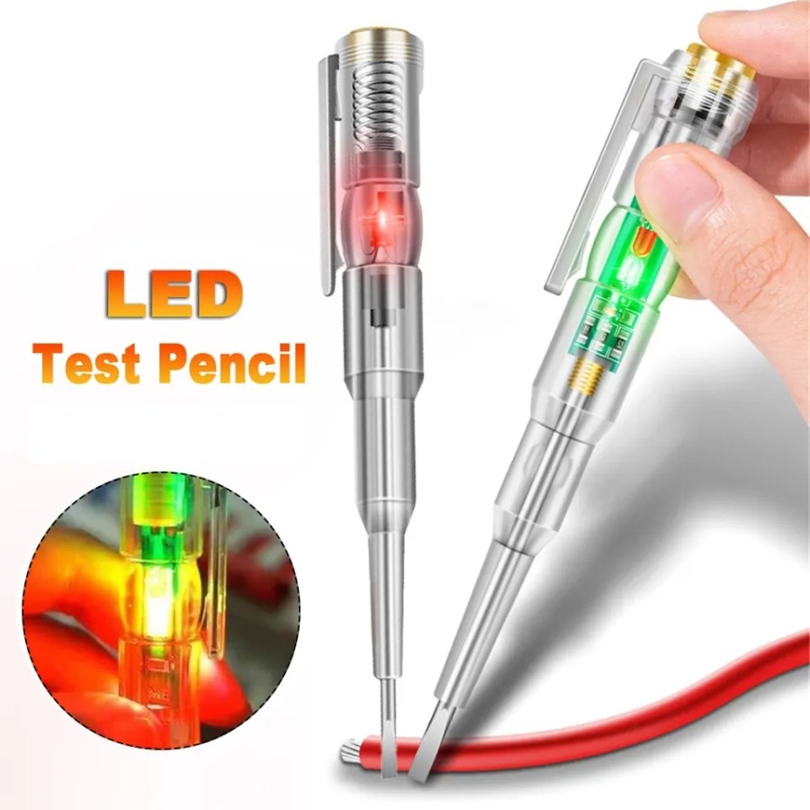 Jual Obeng Tespen Taspen Testpen AC DC 12V 220V LED Deteksi Kabel Putus ...