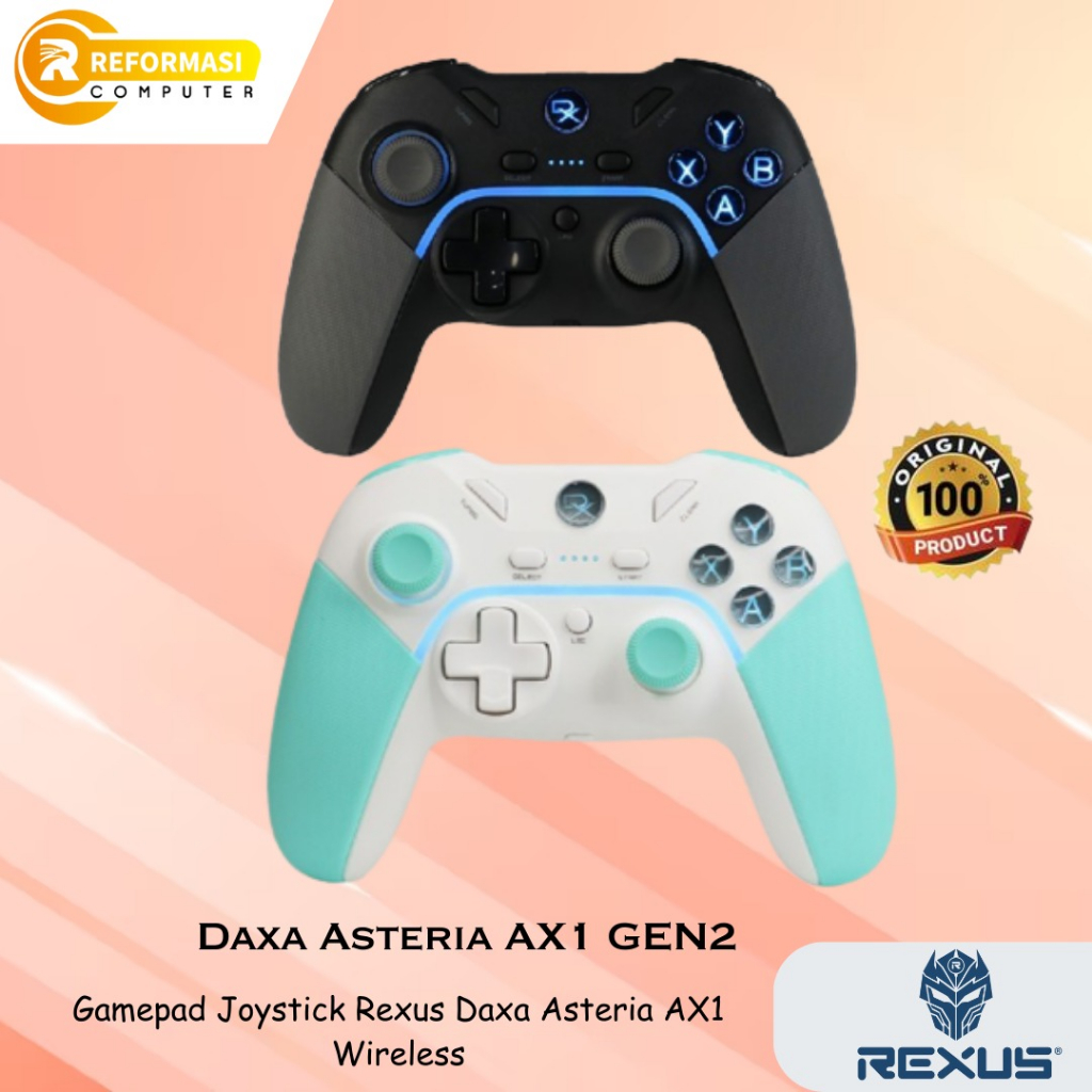 Jual Rexus Gamepad Joystick Daxa Asteria AX1 Wireless | Shopee Indonesia