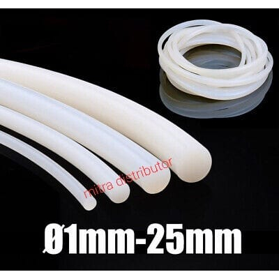 Jual Oring Silikon Padat O-ring Cord Silicone Solid 2mm 3mm 4mm 5mm 6mm 7mm 8mm 9mm 10mm 12mm ...