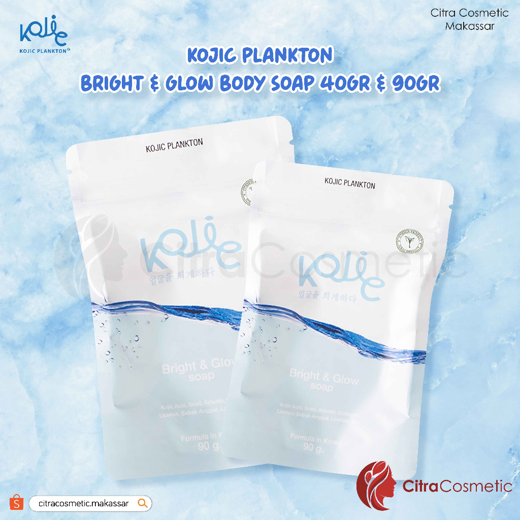 Jual ️CitraCosmetic ️ Kojic Plankton Bright&Glow Body Soap 40 g & 90 g ...