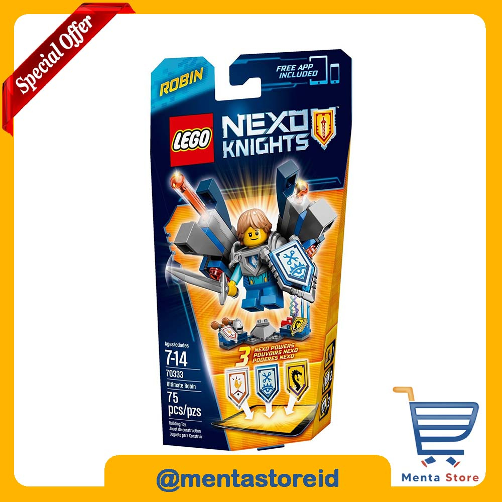 Jual LEGO NEXO Knights # 70333 Ultimate Robin Robotic Armor Academy ...