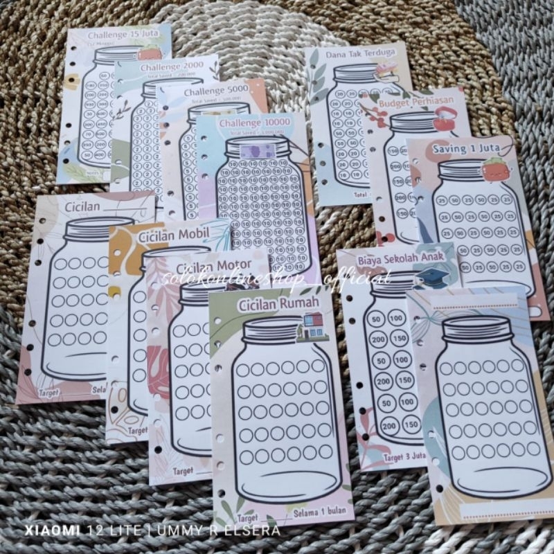 Jual BUNDLE KERTAS MENABUNG DALAM BINDER A6-6RING | Shopee Indonesia