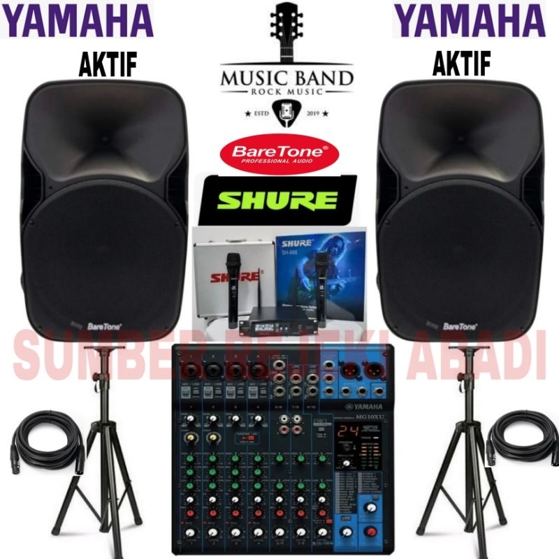 Jual DISTRIBUTOR PAKET SOUND SYSTEM YAMAHA 10 CHANEL SPEAKER BARETONE ...