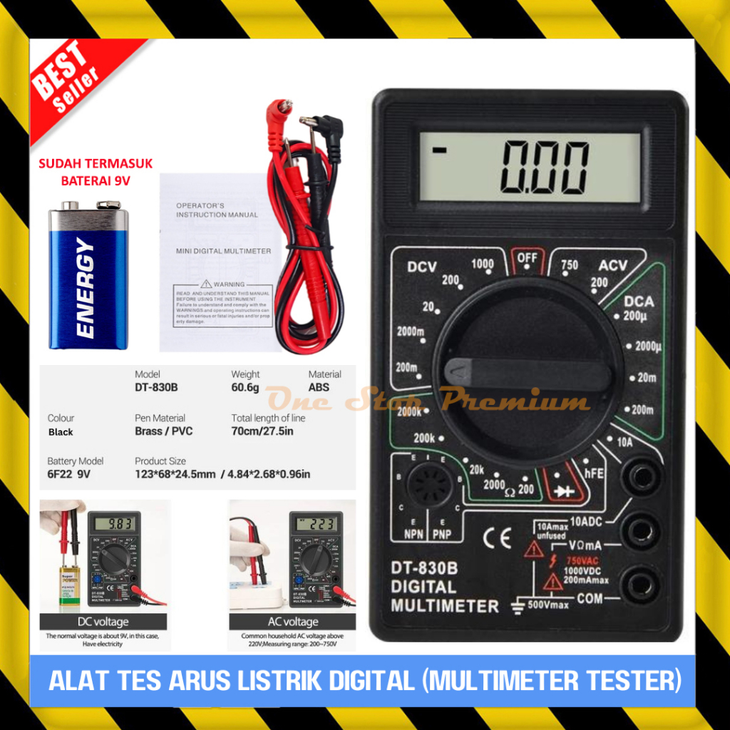 Jual ALAT TES CEK PENGUKUR UKUR ARUS TEGANGAN LISTRIK AVO MULTIMETER ...