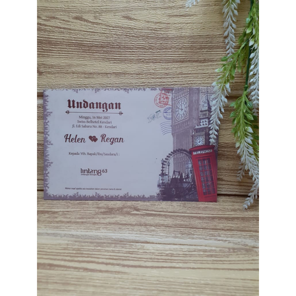 Jual Blangko Undangan Lintang 63 Murah | Shopee Indonesia