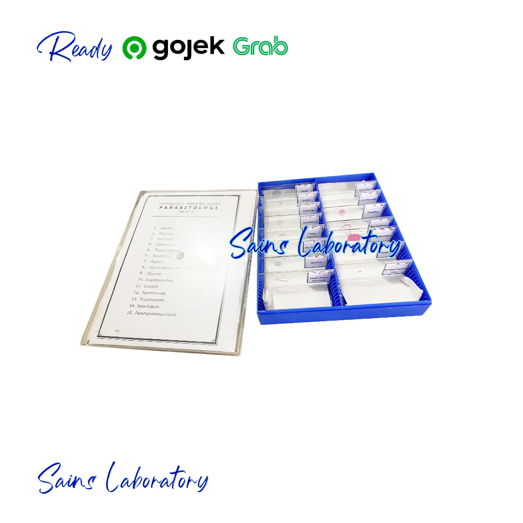 Jual Preparat Parasitologi 1 Set 15 Jenis Awetan Preparat Set ...