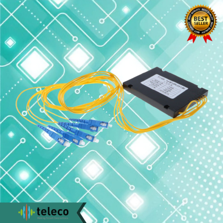 Jual Passive splitter / pasif spliter 1:4 fiber optic SC UPC | Shopee ...