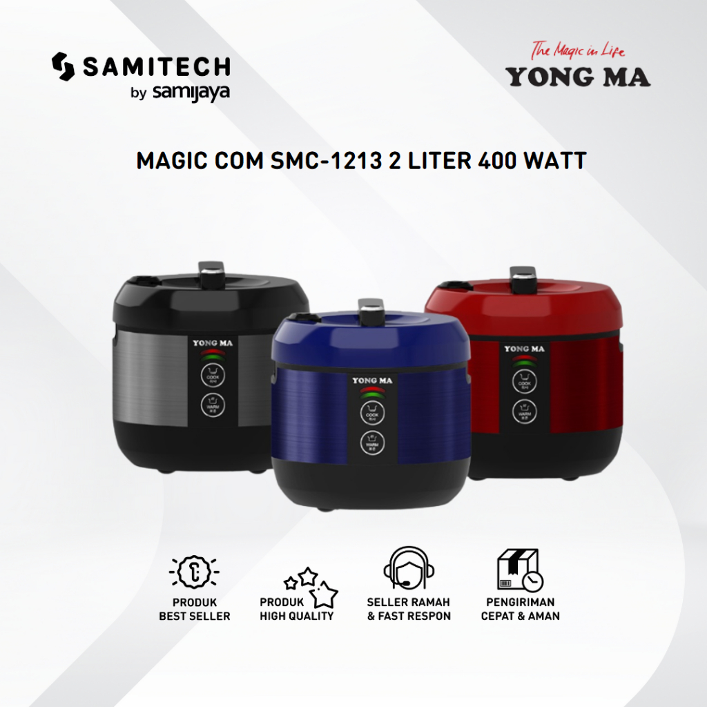 Jual MAGIC COM YONGMA SMC-1213 SMC 1213 STAINLESS STEEL BERGARANSI ...