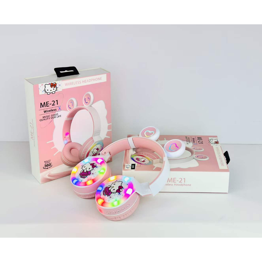 Jual Headphone Telinga Hello with Mic Werelles Bluethoot | Shopee Indonesia