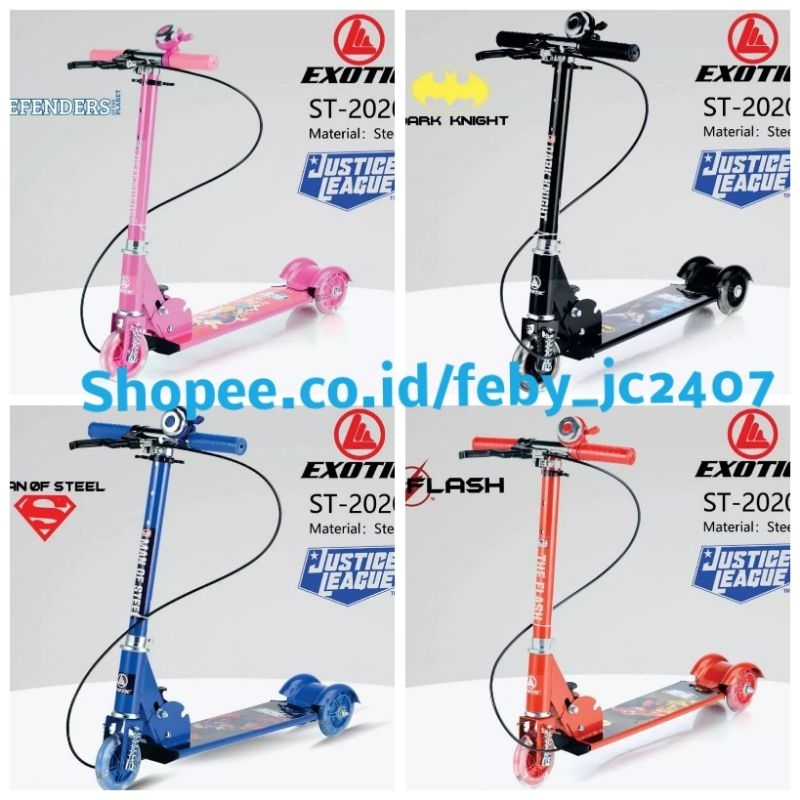 Jual exotic 2020 iora st 09 Scooter Otoped Otopet steel besi Besi Roda ...