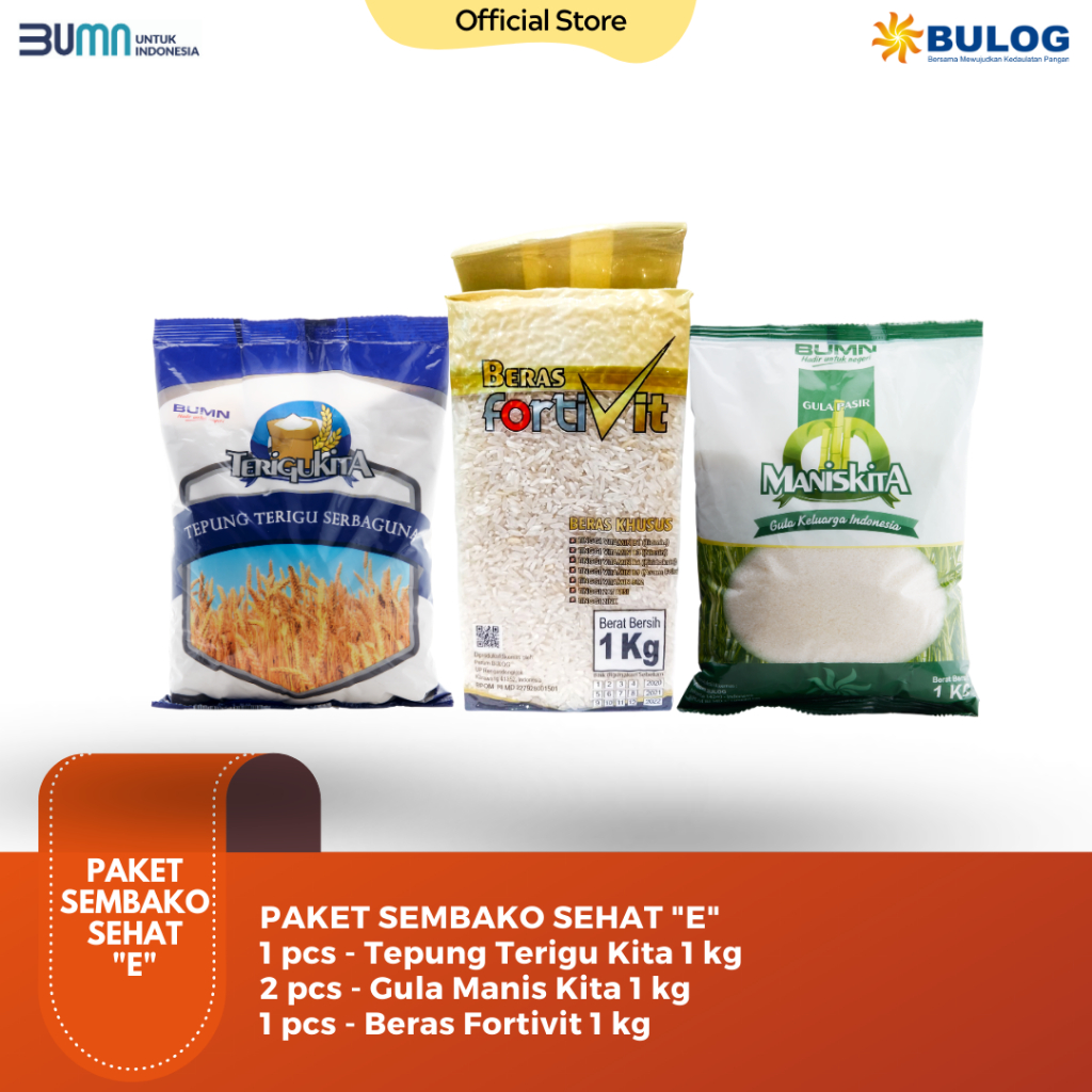 Jual BULOG - PAKET SEMBAKO SEHAT E | Shopee Indonesia