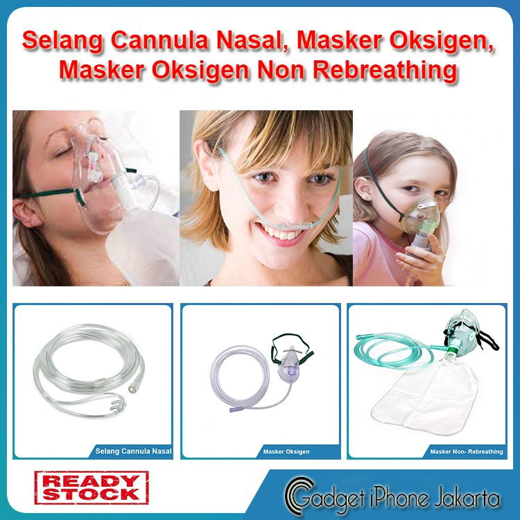 Jual Selang Nasal Oksigen Nasal Oxygen Canula Selang Oksigen Masker ...