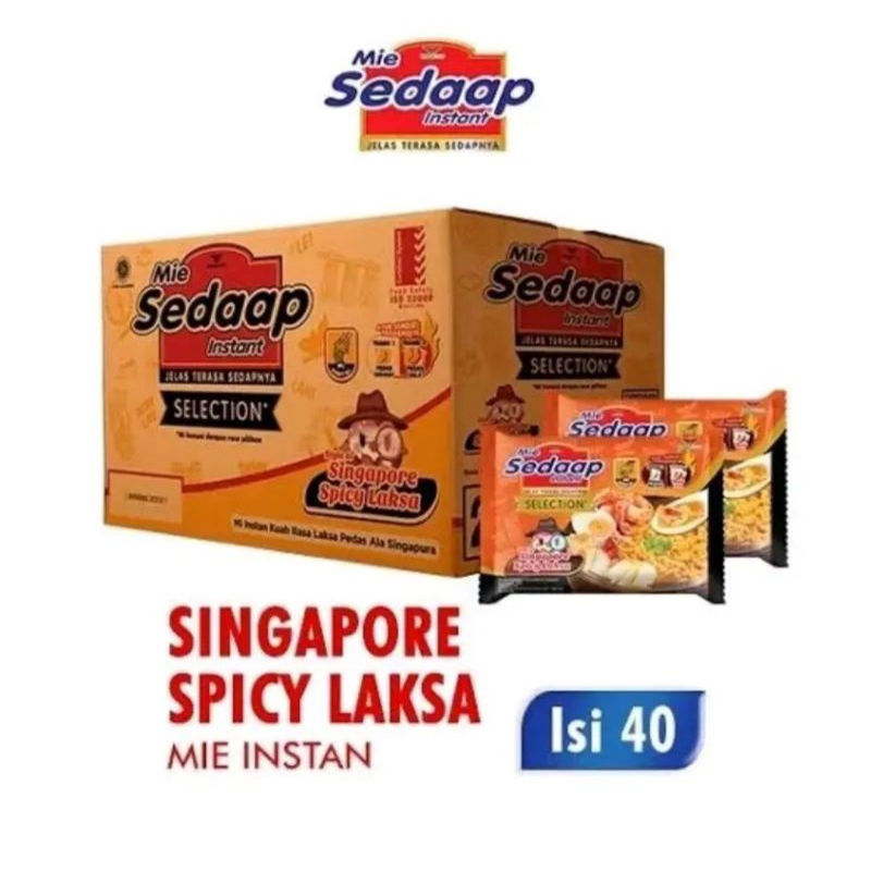Jual mie sedap singapore spicy laksa 1 dus | Shopee Indonesia