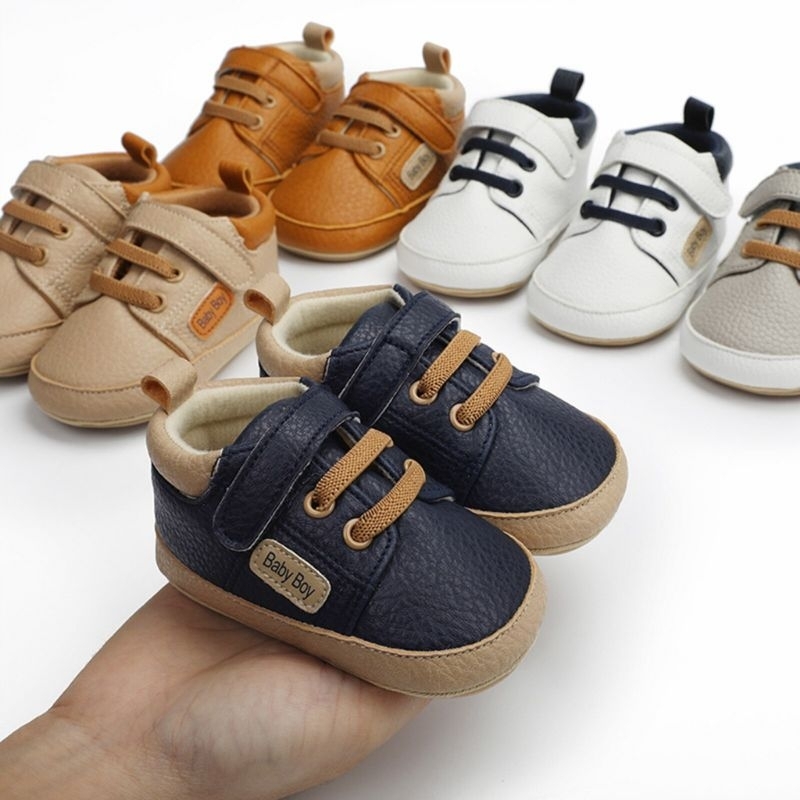 Jual Sepatu Bayi Prewalker Laki Laki Cowok 0 12 Bulan Murah / Sepatu ...