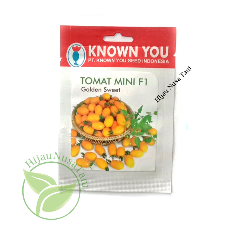 Jual Benih Tomat Ceri GOLDEN SWEET Known You Seed Small Pack [ 45 biji ...