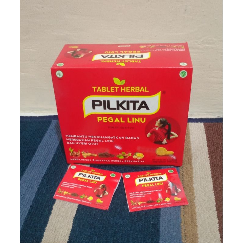 Jual PilKita Tablet Herbal Pegal Linu Strip isi 2 Tablet | Shopee Indonesia