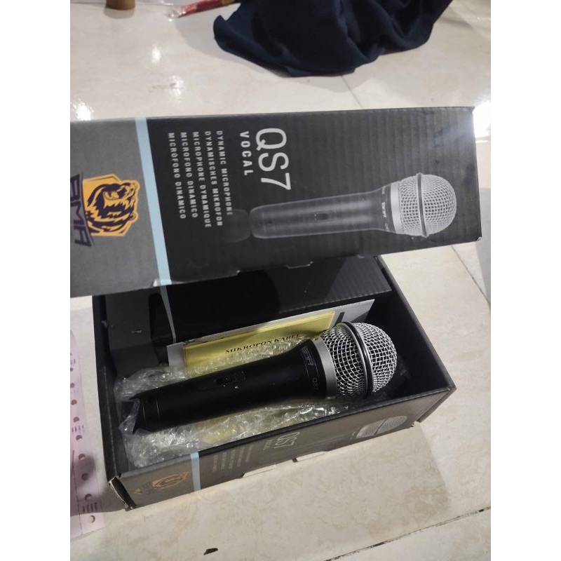 Jual MIC MICROPHONE ORIGINAL BMA QS7 VOKAL | Shopee Indonesia