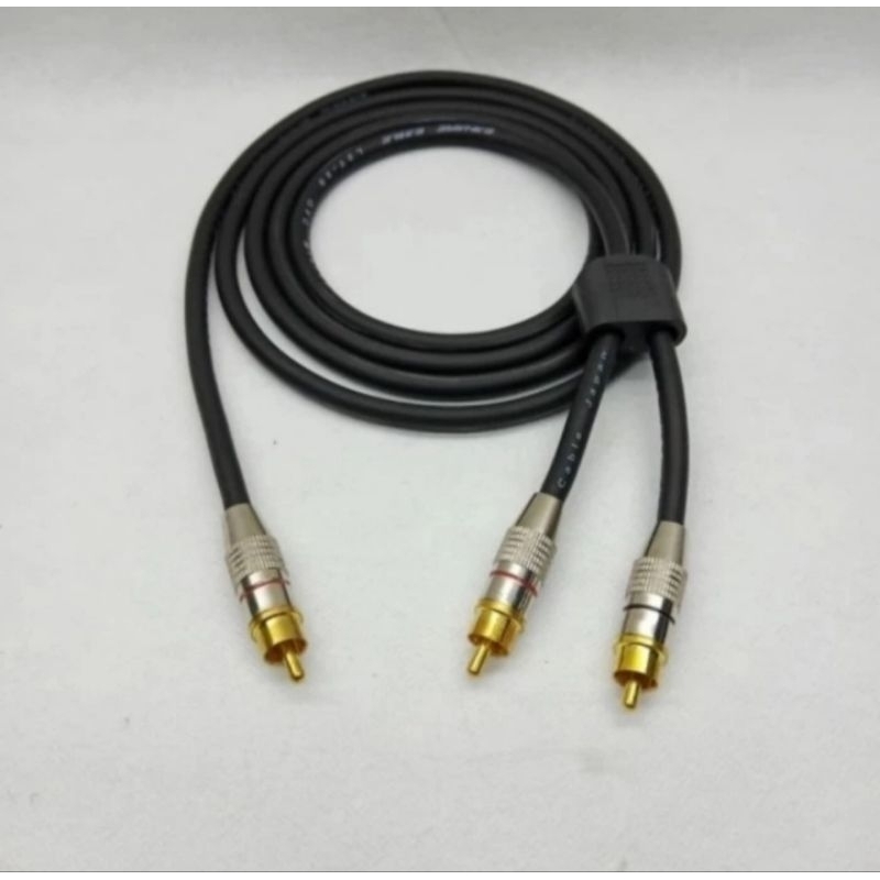 Jual Kabel Subwoofer 1-3mtr Canare 1-3mtr Jack 1 RCA Male To 2 RCA Male Cabang | Shopee Indonesia