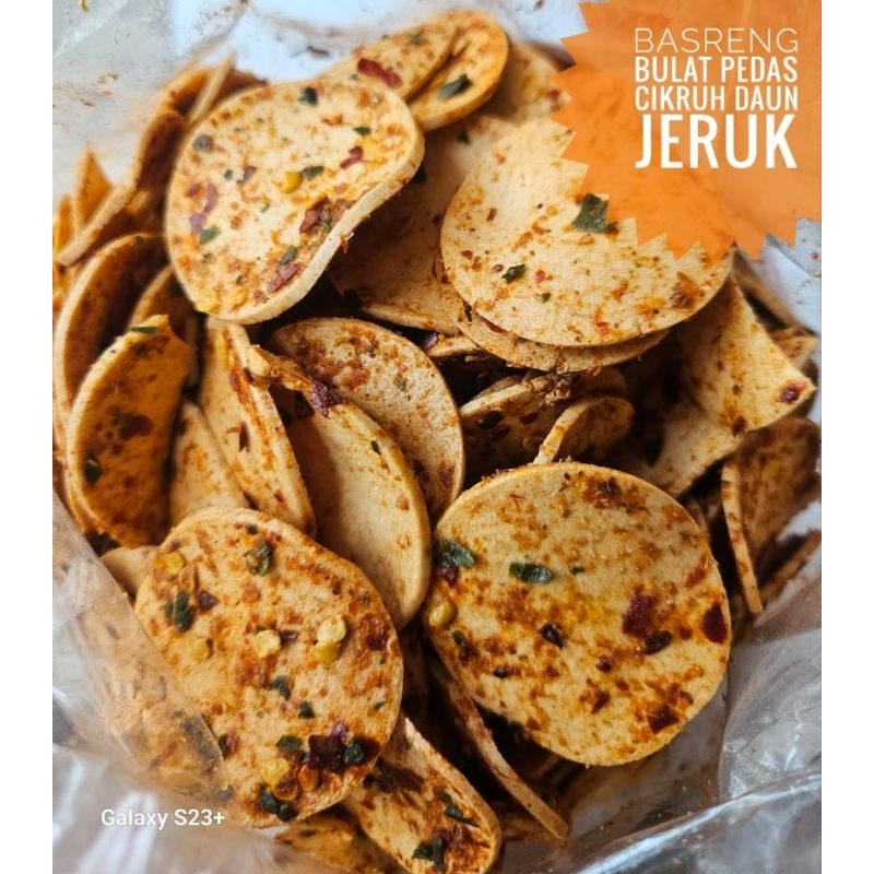 Jual basreng coin ori/ basreng coin pedas/basreng cikruh daun jeruk ...
