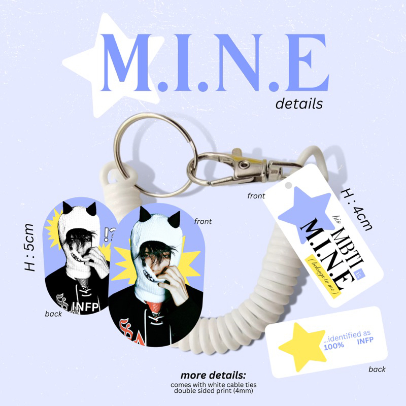Jual MBTI = MINE NCT DREAM KEYCHAIN | Shopee Indonesia