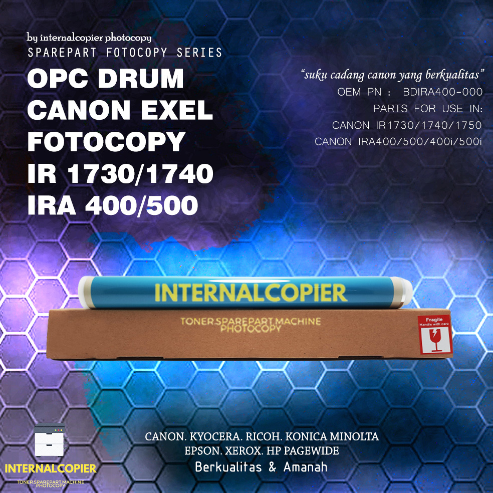 Jual OPC Drum Canon Fotokopi IRA ADV 400 500 400i 500i IR 1720 1730 1740 1750 Portable Printer ...