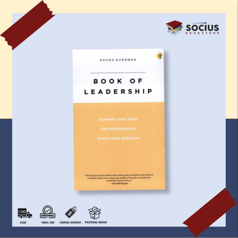 Jual BUKU BOOK OF LEADERSHIP (Pemimpin yang Tepat dan Berpengaruh ...