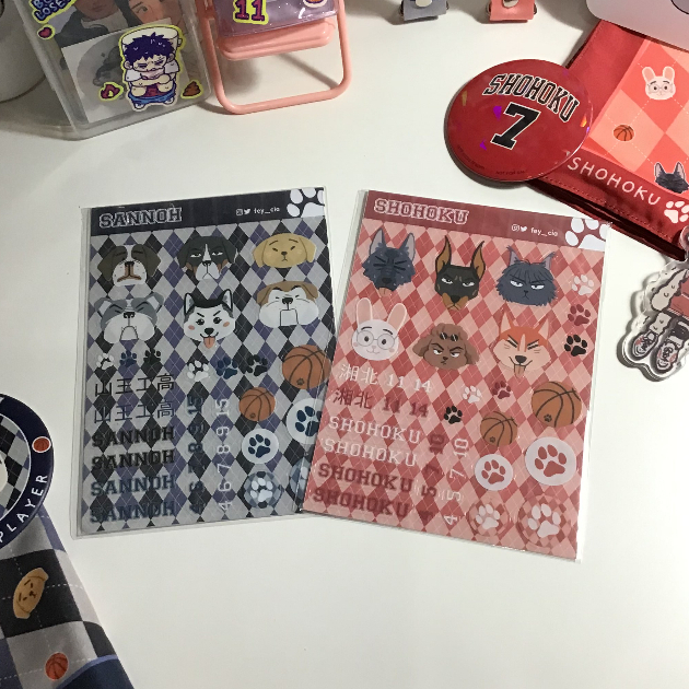 Jual Slam Dunk Dogs Sticker Sheet | Shopee Indonesia