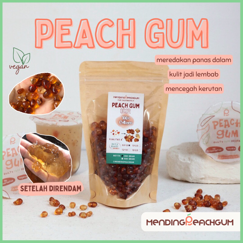 Jual GRADE AAA- PEACH GUM COLLAGEN / TAO JIAO KOLAGEN KUALITAS PREMIUM ...